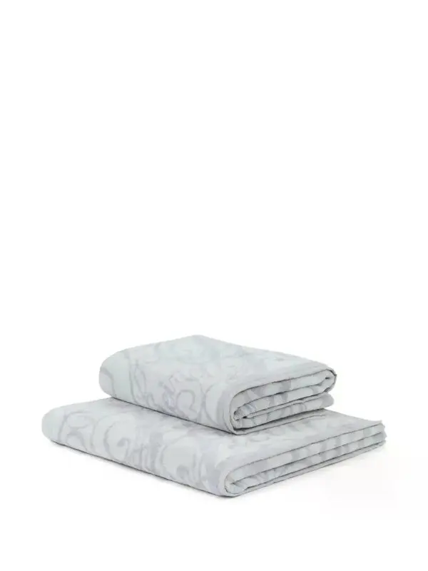 Philipp Plein Signature Guest Towel Set - White