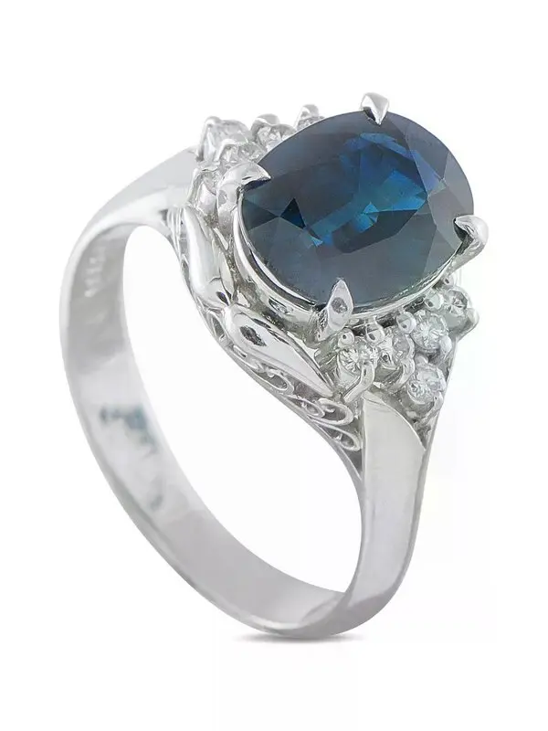 LB EXCLUSIVE Diamond And Sapphire Ring
