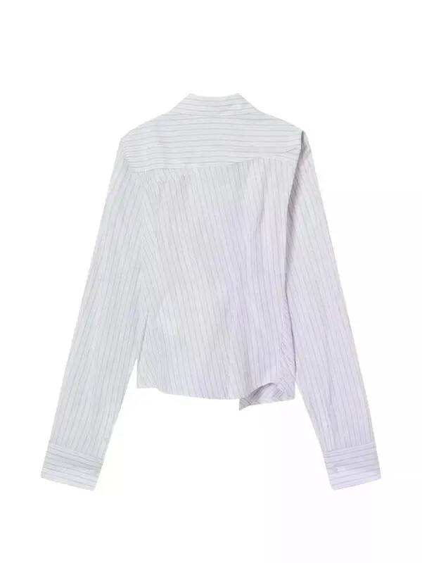 We11Done Striped Collared Shirt
