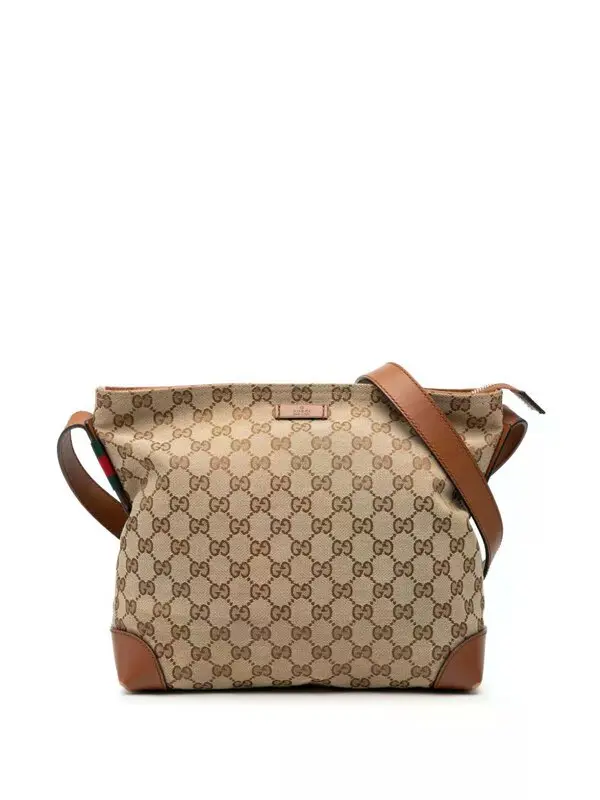 Gucci Gg Canvas Web Crossbody Bag 2000-2015 - Brown