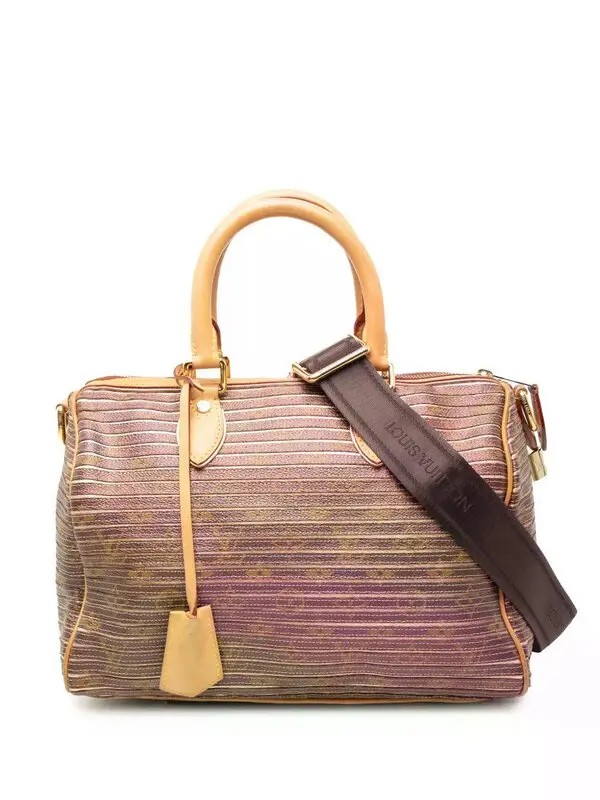 LOUIS VUITTON Monogram Eden Speedy Bandouliere 30 Satchel - Brown