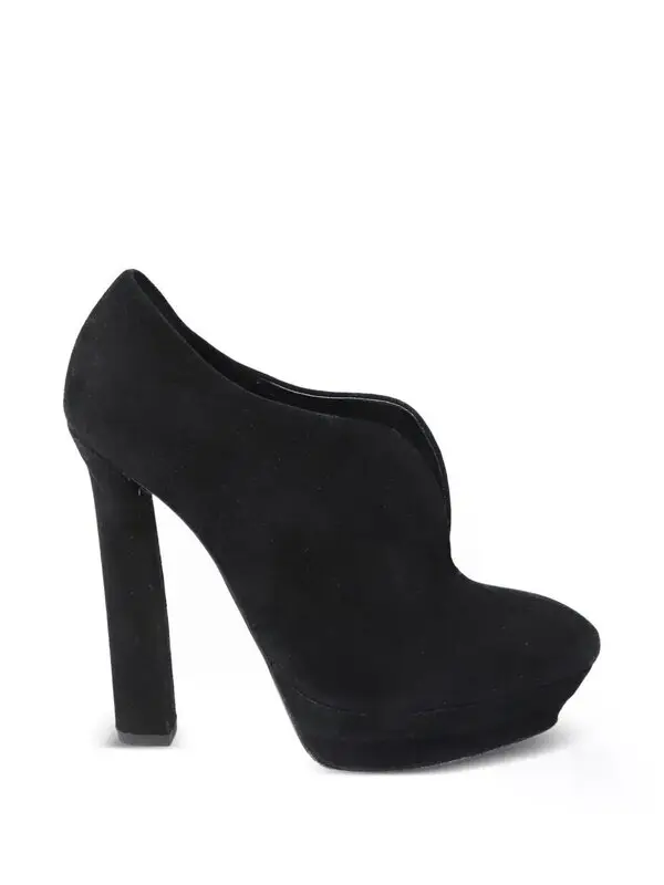 Bottega Veneta Suede Platform Pumps