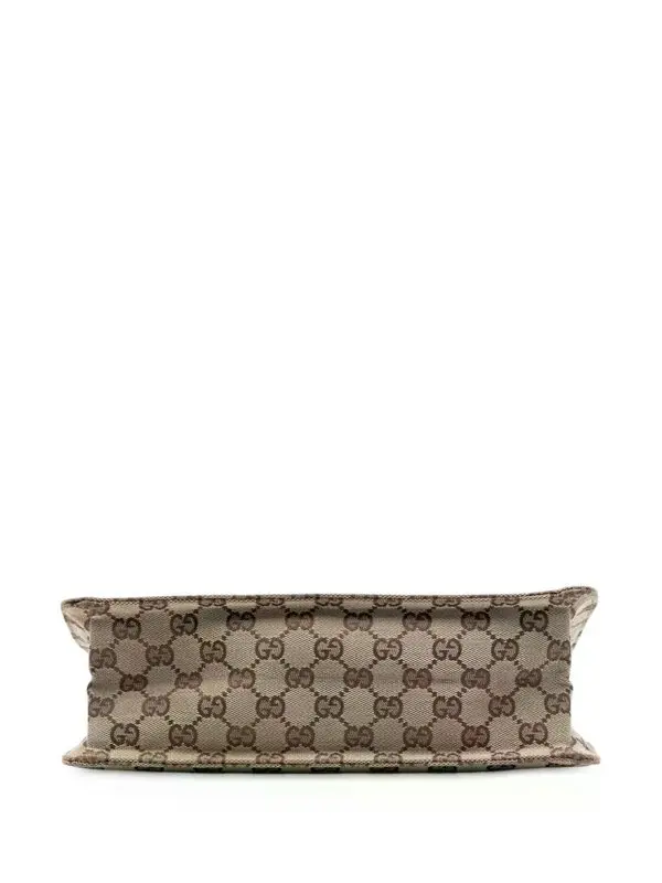 Gucci Gg Canvas Eclipse Crossbody Bag - Brown