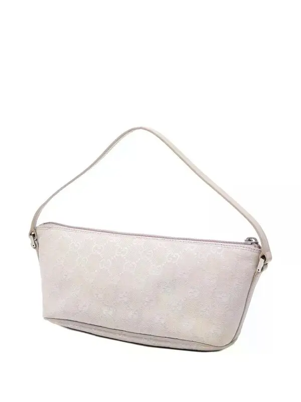 Gucci Gg Canvas Boat Shoulder Bag - Purple