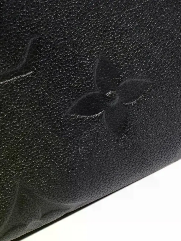 LOUIS VUITTON Monogram Empreinte Giant Palais Satchel 2021-2026 - Black