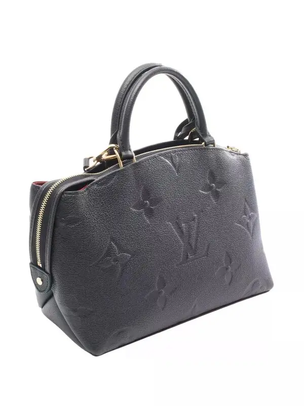 LOUIS VUITTON Monogram Empreinte Giant Palais Satchel 2021-2026 - Black