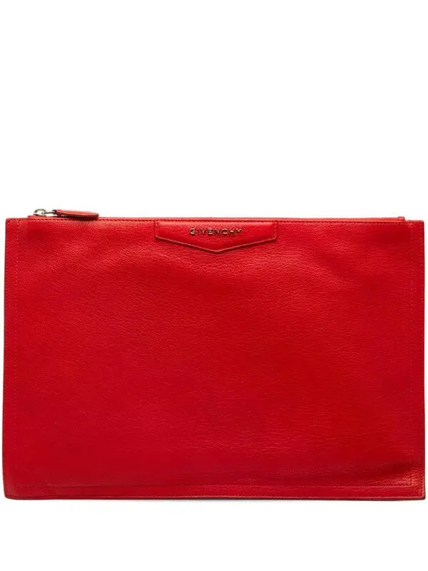 Givenchy 2015 Medium Antigona Leather Clutch Bag