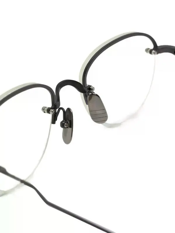 Thom Browne Round Frame Glasses - Grey