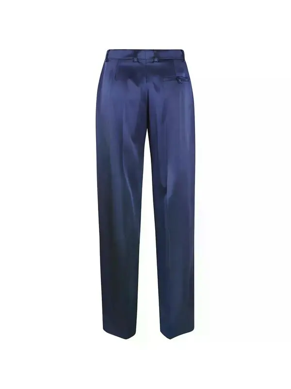 Stella McCartney Pressed-crease Satin Trousers