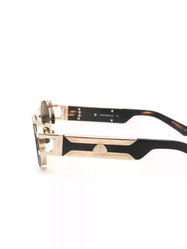 MAYBACH EYEWEAR The Drive I Oval-frame Sunglasses - Gold
