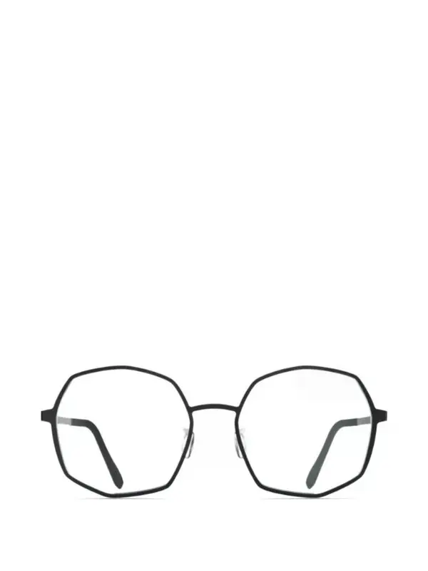 BLACKFIN Geometric Frame Eyeglasses - Black