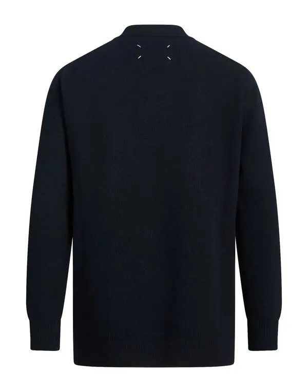 MAISON MARGIELA Wool Cardigan - Blue