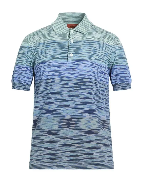 Missoni Polo Shirt Size Cotton - Blue