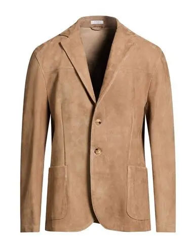 Boglioli Leather Single-breasted Blazer
