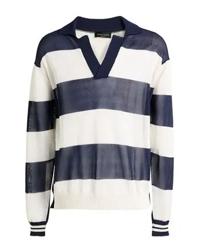ROBERTO COLLINA Sweater In Cotton And Nylon - Navy