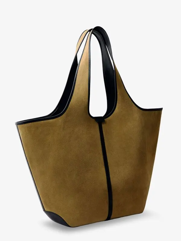 Soeur Suede And Leather Shoulder Bag