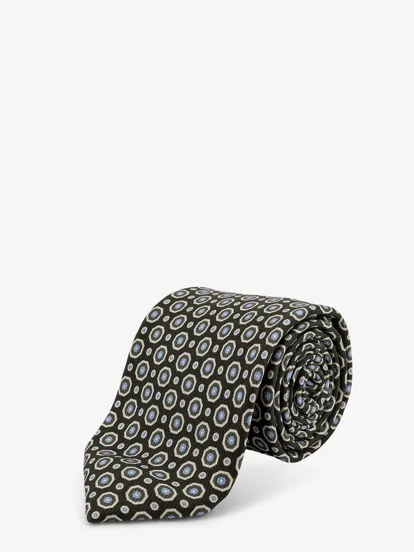 NUGNES 1920 Silk Neck Tie - Green