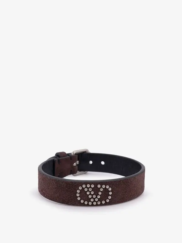 Valentino Garavani Leather Bracelet - Brown