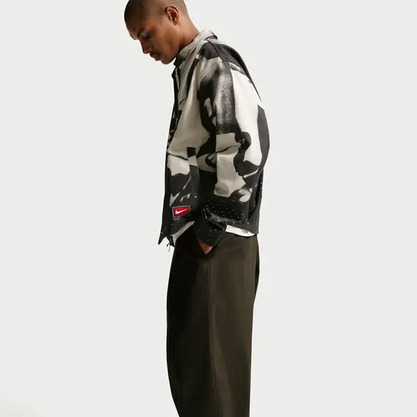 Nike Life Wide-leg Cotton Twill Pants