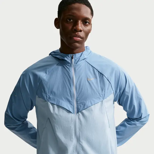 Nike Stride Repel Uv Running Jacket - Blue