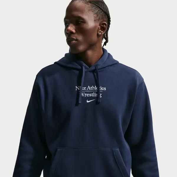 Nike Wrestling Pullover Hoodie - Blue