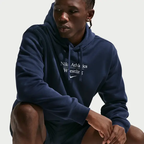 Nike Wrestling Pullover Hoodie - Blue
