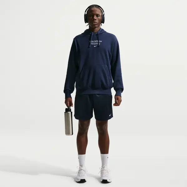 Nike Wrestling Pullover Hoodie - Blue