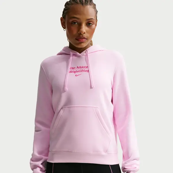Nike Weightlifting Pullover Hoodie - Pink