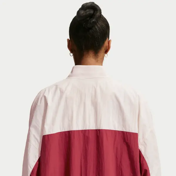Nike Sportswear Oversized Varsity Jacket - Red