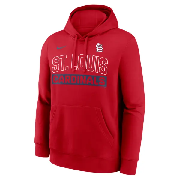 Nike St. Louis Cardinals Club Mlb Pullover Hoodie - Red