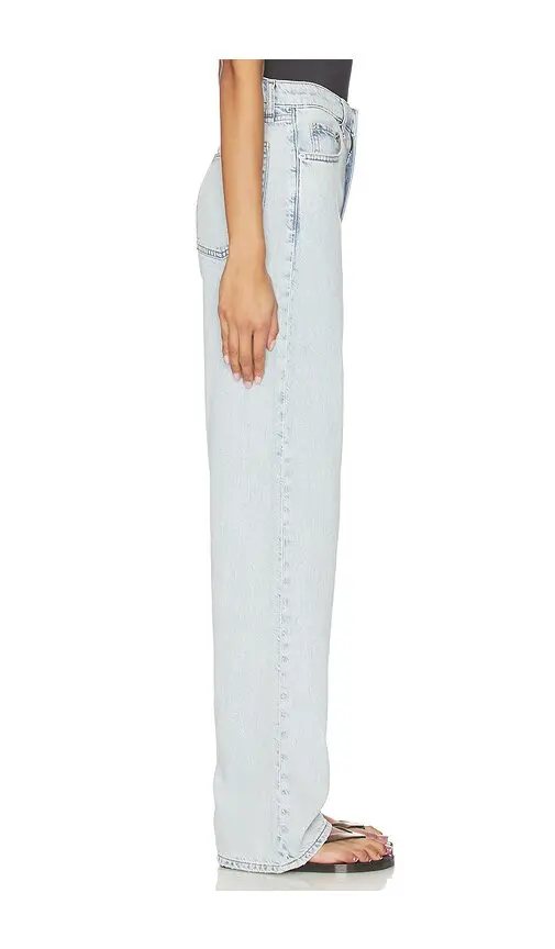 Rag & Bone Featherweight Shea Full Straight Jeans - Blue