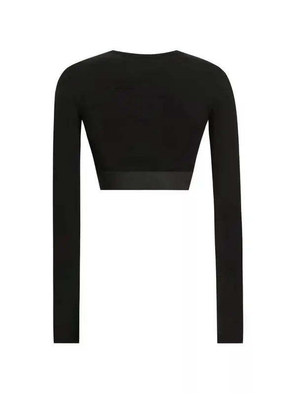 Dolce & Gabbana Long-sleeve Crop Top