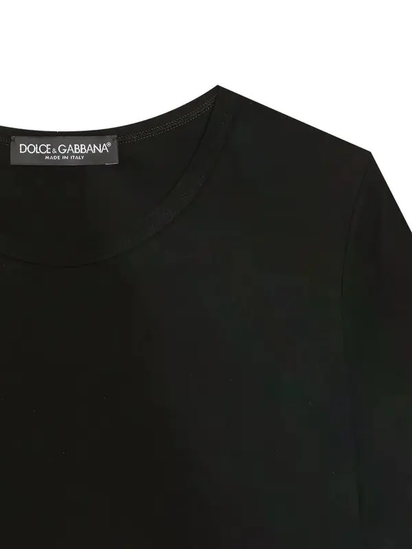 Dolce & Gabbana Long-sleeve Crop Top