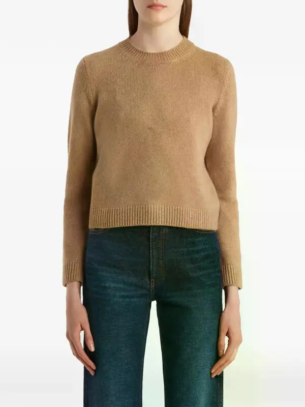 Khaite Leta Round-neck Sweater - Neutrals