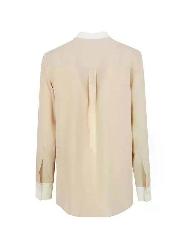Stella McCartney Contrast-panel Long-sleeve Blouse