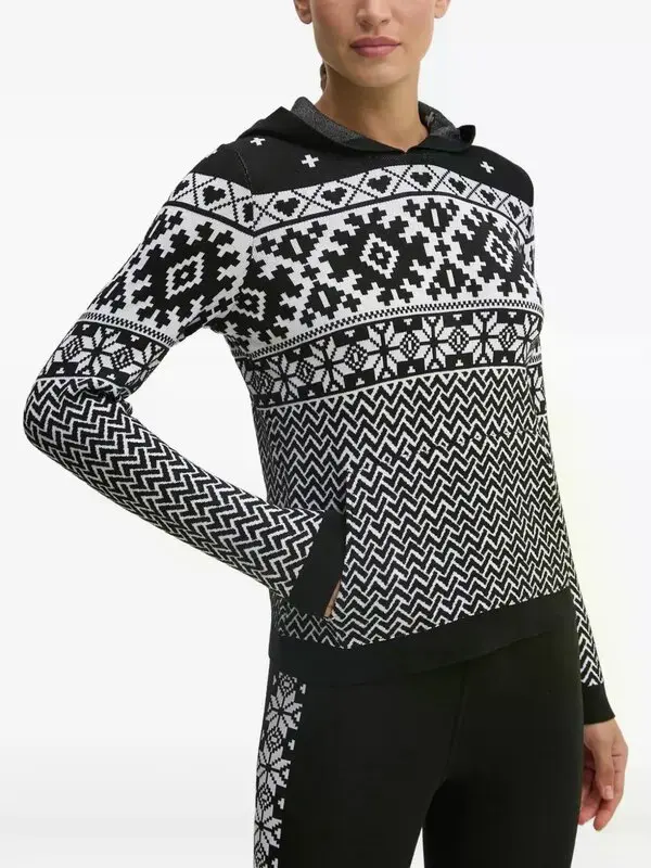 NEWLAND Geometric Print Hoodie
