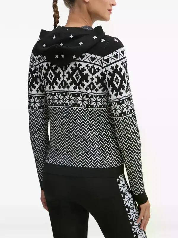 NEWLAND Geometric Print Hoodie