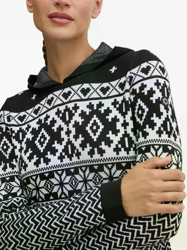 NEWLAND Geometric Print Hoodie