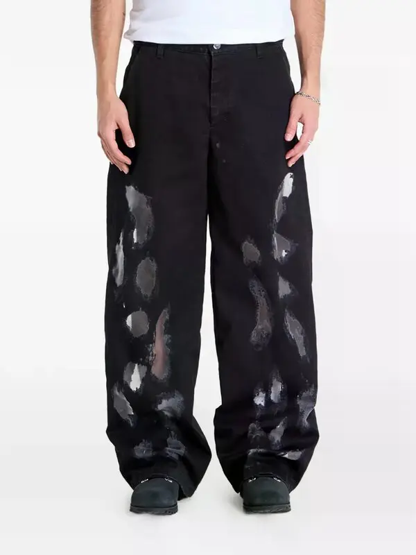 HELIOT EMIL Gallop Pattern Trousers
