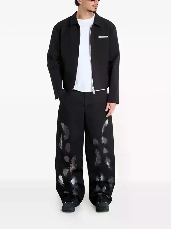 HELIOT EMIL Gallop Pattern Trousers