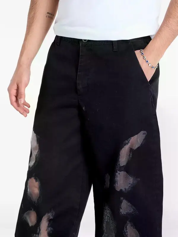 HELIOT EMIL Gallop Pattern Trousers