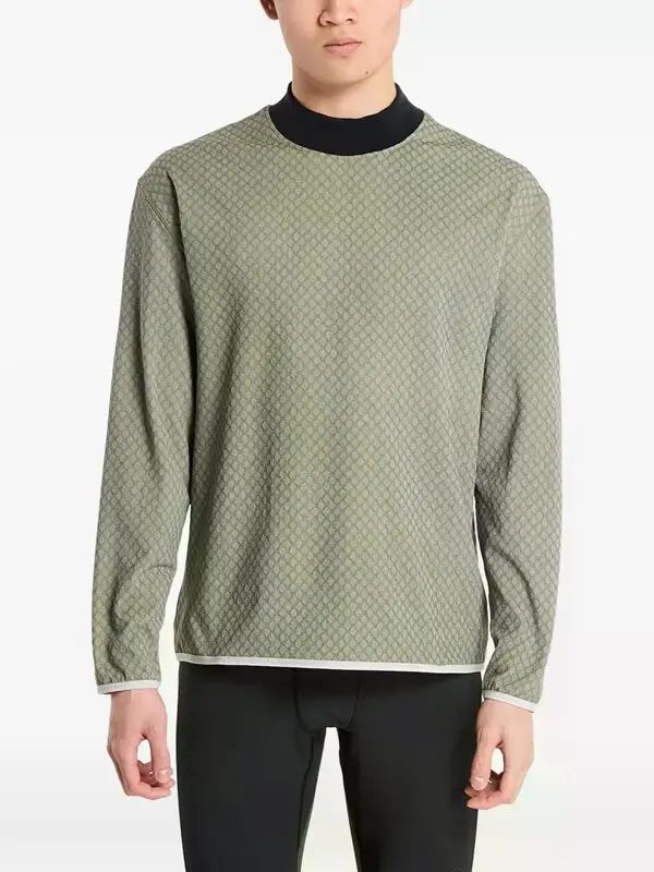 CIELE Geometric Patterned Mockneck Sweater