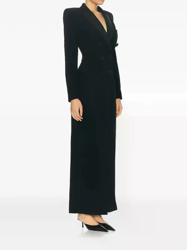 Sans Faff Amberly Blazer Evening Maxi Dress - Black | Editorialist
