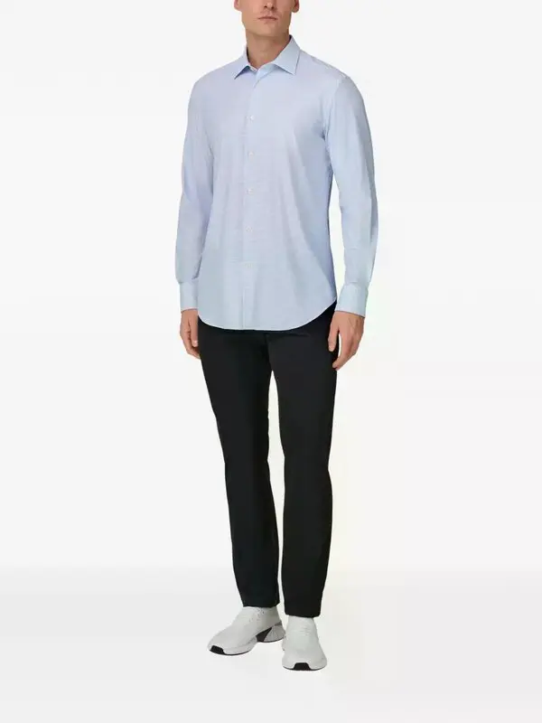 Boggi Milano Slim Fit Stretch Nylon Shirt
