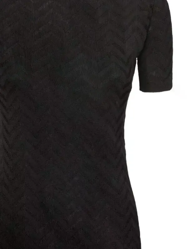 Missoni Herringbone Short-sleeve Dress