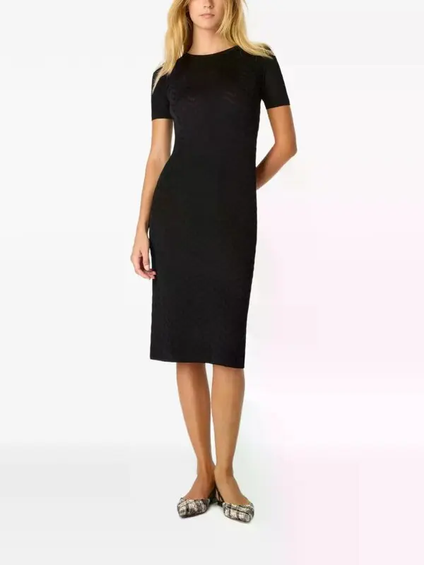 Missoni Herringbone Short-sleeve Dress - Black