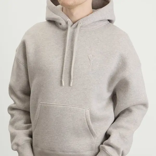 Ami Big De Coeur Embossed Hoodie