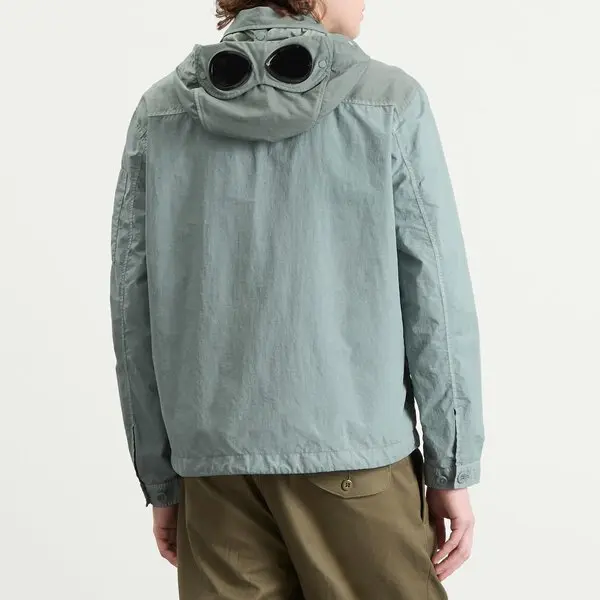 C.P. COMPANY Flatt Nylon Mixed Goggle Overshirt