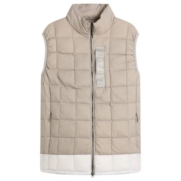 Taion Mountain Research X Basic W-zip Down Vest - Grey