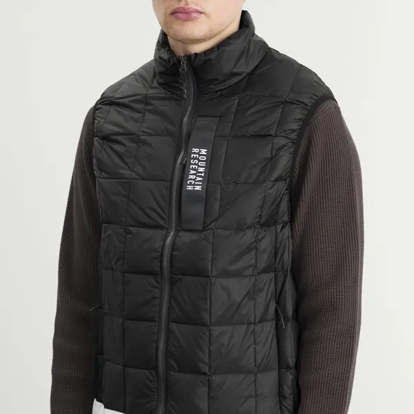Taion Mountain Research X Basic W-zip Down Vest - Black